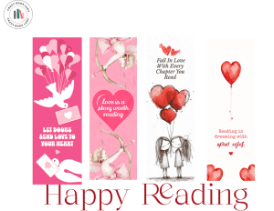 Printable Valentine's Day Bookmarks - Crazy Book Lady